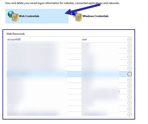 How To View Saved Passwords In Internet Explorer