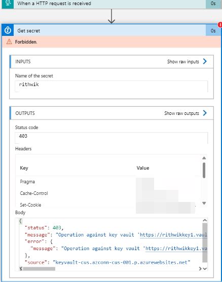 power automate how to connect to azure vault from microsoft flow stack overflow