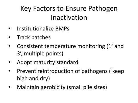 Pathogen Reduction Time Temperature And Beyond Ppt