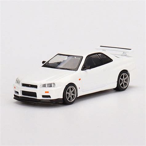 Mini Gt Nissan Skyline Gt R R34 V Spec N1 White Miniature Toy Shop
