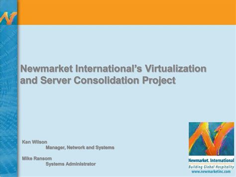 Ppt Virtualization And Server Consolidation Project Powerpoint