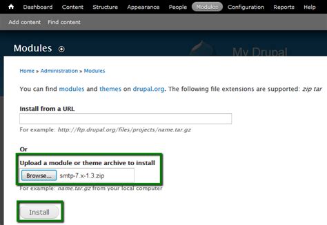 how to configure php mail smtp authentication for different cms