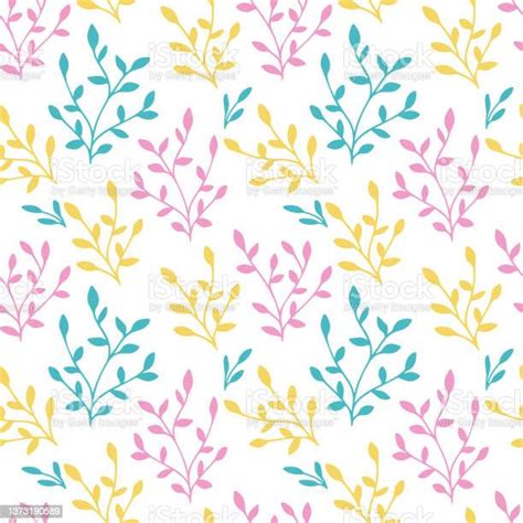 봄 꽃 추상 핸드 그린 플로럴 벡터 일러스트레이션 섬세한 꽃의 매끄러운 패턴 0명에 대한 스톡 벡터 아트 및 기타 이미지 0