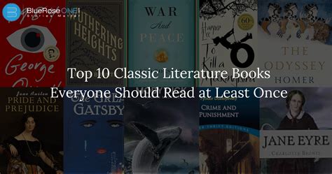 Classic Literature Books Must Read Novels To Read