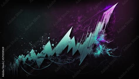 Stock Chart Growth Curve Graph Uptrend Chart Explosion Moonshot Created With Generative Ai