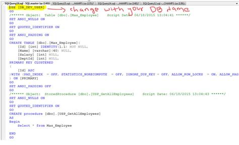 Export Tables And Stored Procedures In Sql Server