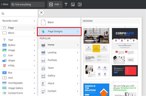 Add Panel Nicepage Help Center