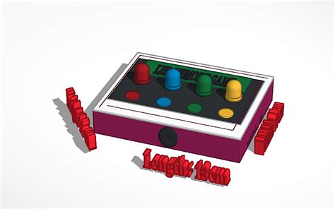 3d Design Led Memory Game Tinkercad