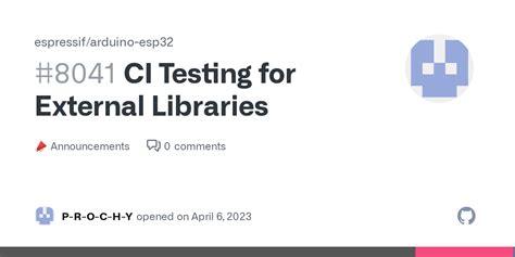CI Testing For External Libraries Espressif Arduino Esp32