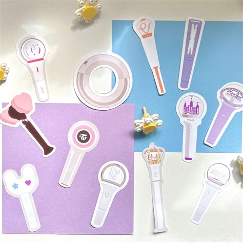 K Pop Girl Group Lightstick Stickers Etsy