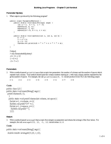 lab3 lab assignment building java programs chapter 3 lab handout