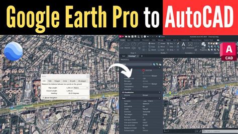 Importing Google Earth Pro Image Or Map In AutoCAD YouTube