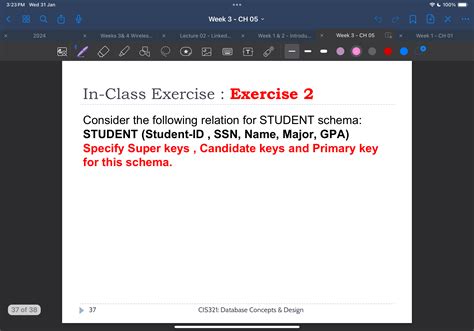 Solved In Class Exercise Exercise 2consider The Following