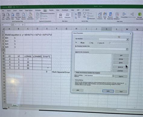 Solved You Are Trying To Fit A Non Linear Model To Some Data