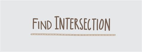 Javascript Algorithm Find Intersection By Max N Javascript In