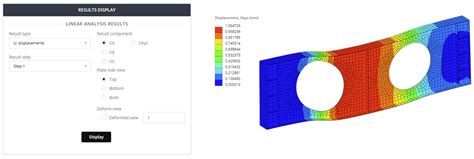 Design Example Beam With Web Openings Stiffeners Linear Analysis SkyCiv Engineering