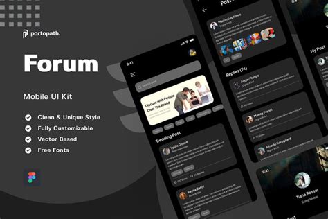 Forum Mobile UI Ux Design Mobile Mobile Website Design Mobile Design Trends