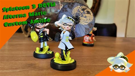 Splatoon Alterna Marie Custom Amiibo Youtube