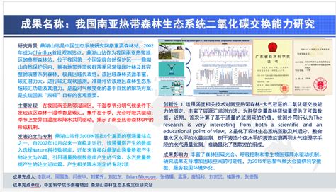 广东鼎湖山森林生态系统国家野外科学观测研究站
