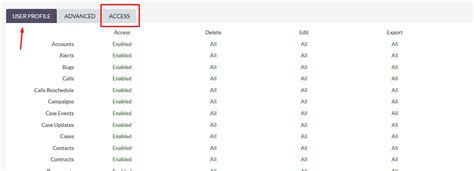 User Profile Tabs Not Highlighting When Selecting Them · Issue 10135 · Salesagilitysuitecrm