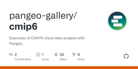 Github Pangeo Gallerycmip6 Examples Of Cmip6 Cloud Data Analysis