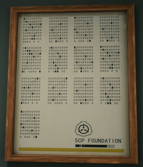 A Redacted Scp Test Any Foundation Staff That Might Be Able To