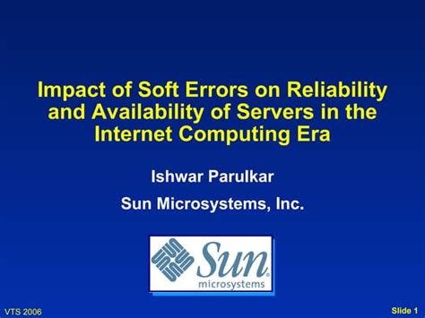 Impact Of Soft Errors In Silicon On Reliability And Availability Of