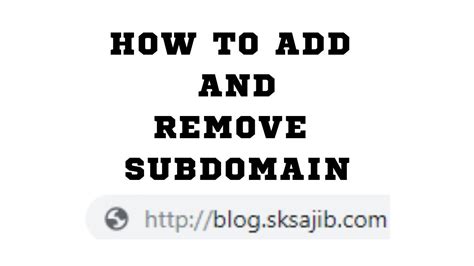 How To Create Subdomain In Cpanel How To Delete Subdomain In Cpanel