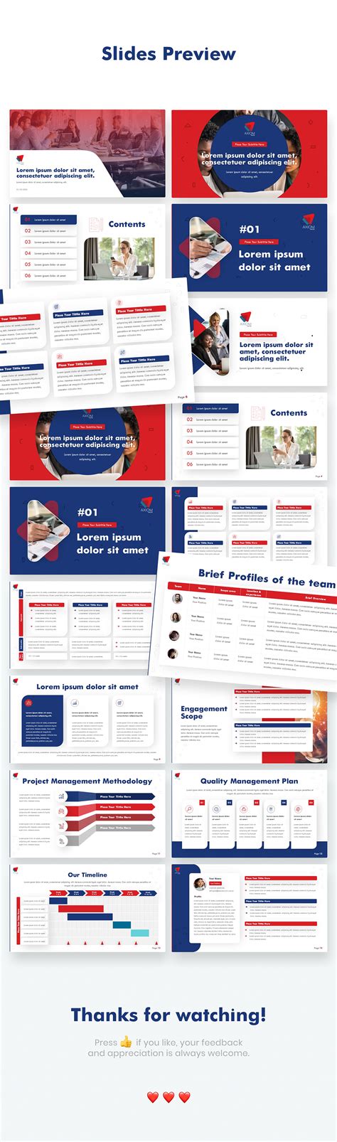 Axiom Powerpoint Presentation Template On Behance