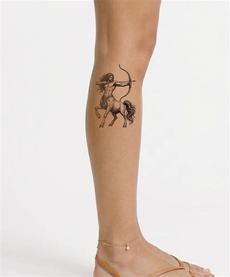 Centaur Archer Tattoo Illustration Tattoos Wizard Designs