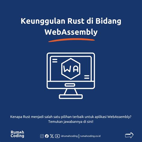 Rumah Coding On Linkedin Rustlang Webassembly Rustwasm Codingtips