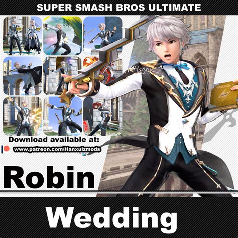 Ssbu Mod Robinm Wedding By Hanxulz On Deviantart