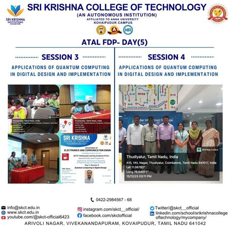 Sri Krishna College Of Technology On Linkedin Throwbackmemories Skctece Atalfdp