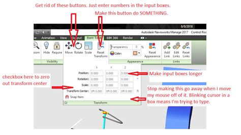 Feedback To Improve The Transform Tool Autodesk Community