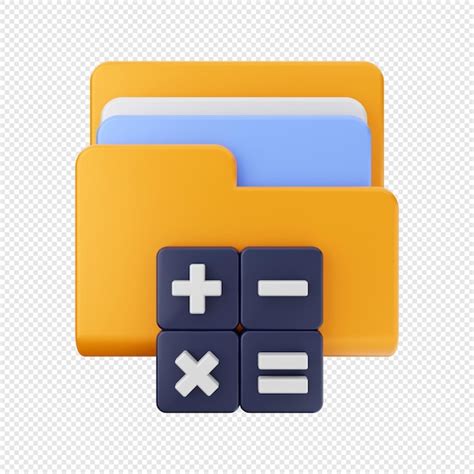 Premium Psd 3d Folder Data File Storage Icon Illustration