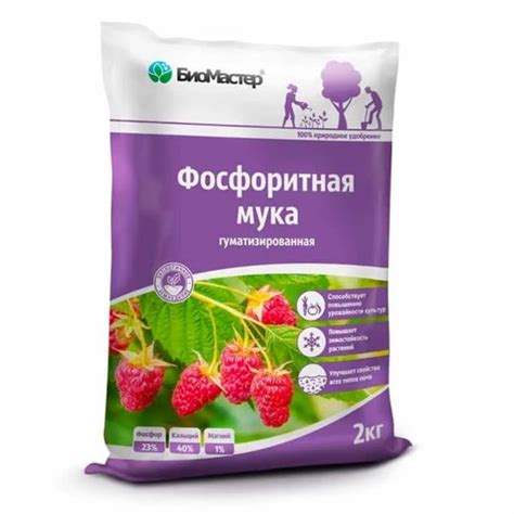 Фосфоритная мука 2 кг от компании Биомастер купить с доставкой по выгодным ценам в интернет