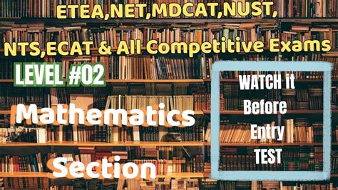 Free Fall 2024 Mcqs Level 2 Mathe Part 5 Series Eteamdcatntsnetnust