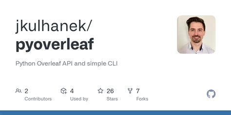 Github Jkulhanekpyoverleaf Python Overleaf Api And Simple Cli