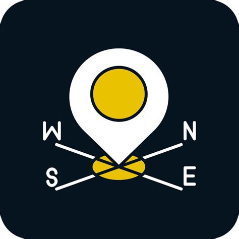 Corrdinate Glyph Two Color Icon 41674262 Vector Art At Vecteezy