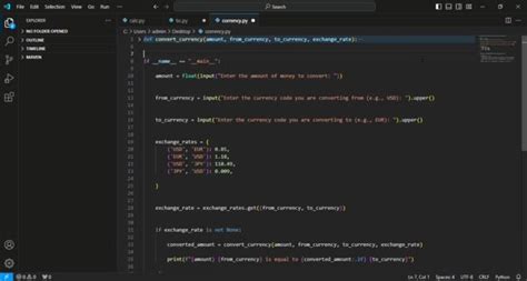 Yuvasri Elumalai On Linkedin Thirdtask Currencyconverter Task3
