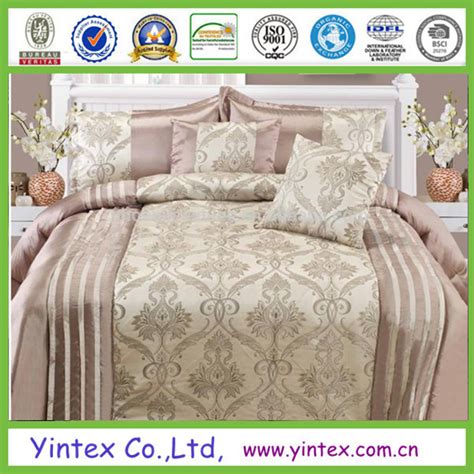 Luxury 100 Polyester Jacquard Patchwork Bedding Set Cotton Bed Sheet