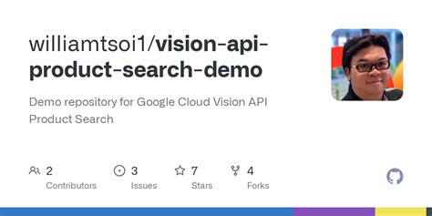 Github Williamtsoi1vision Api Product Search Demo Demo Repository