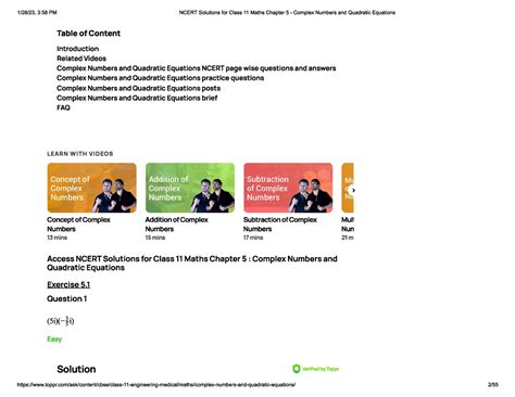 Complex Numbers Questions Mathematics Studocu