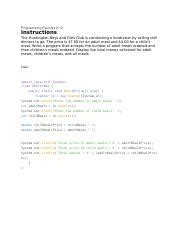 Programming Exercise 2 Docx Programming Exercise 2 12 Instructions