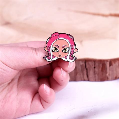 Splatoon Agent Octoling Enamel Pin Distinct Pins