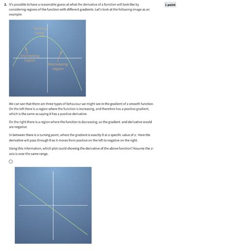 solved 2 it s possible to have a reasonable guess at what