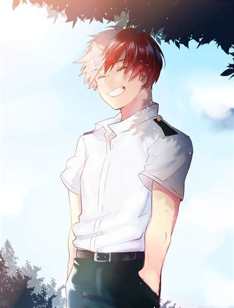 Todoroki Cute Simper Wallpaper Wallpapersok