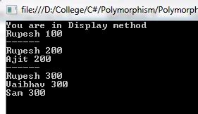 Polymorphism In C With Real Life Example