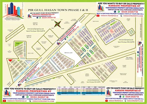 Pir Gul Hassan Town Map New Revised Latest Karachi Properties