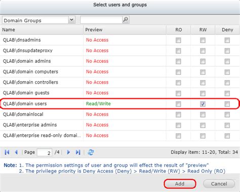 Advanced Folder Permissions In Qes Qnap